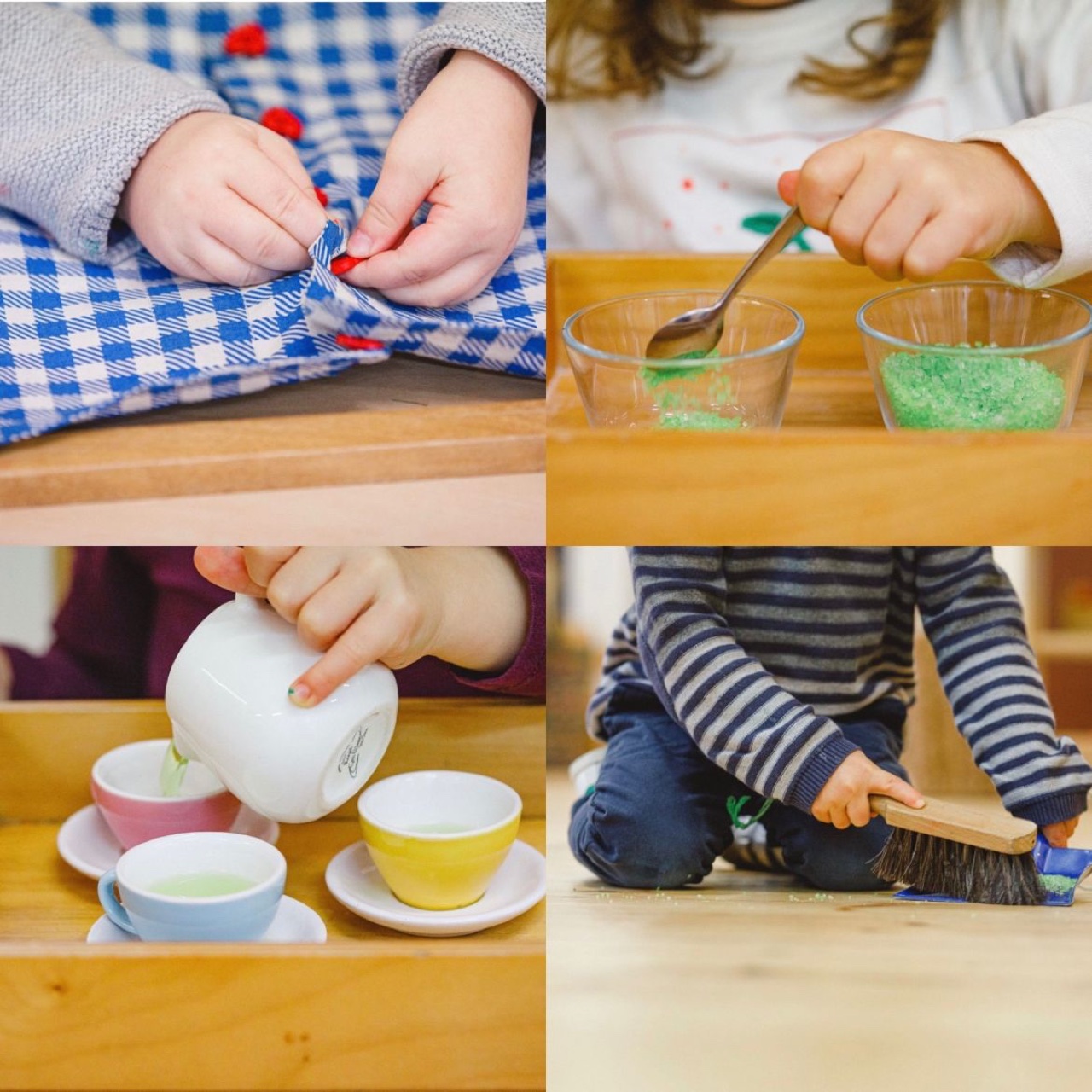 Introducing Practical life - Maynard Montessori